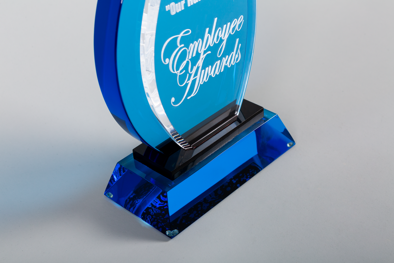 Dual Blaze Champion - Quality Recognition Products Lasercraft Australia
