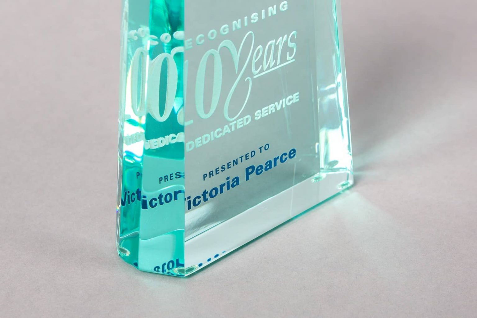 The Gem is a beautiful handcrafted award - Lasercraft Awards ...